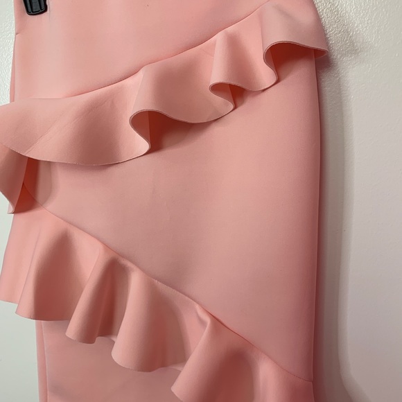 Skirts | Light Pink Ruffled Midi Skirt | Poshmark